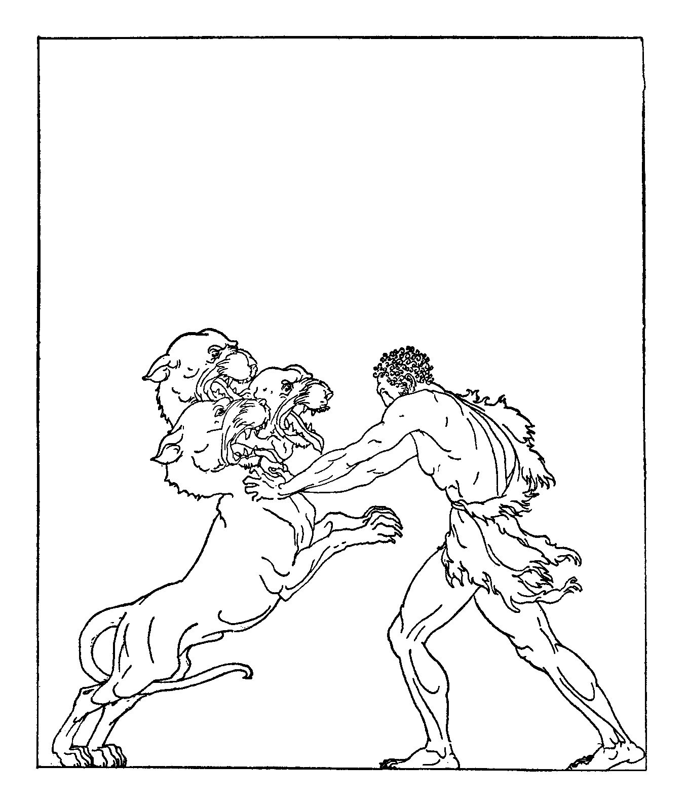 Achilles Pencil Coloring Pages